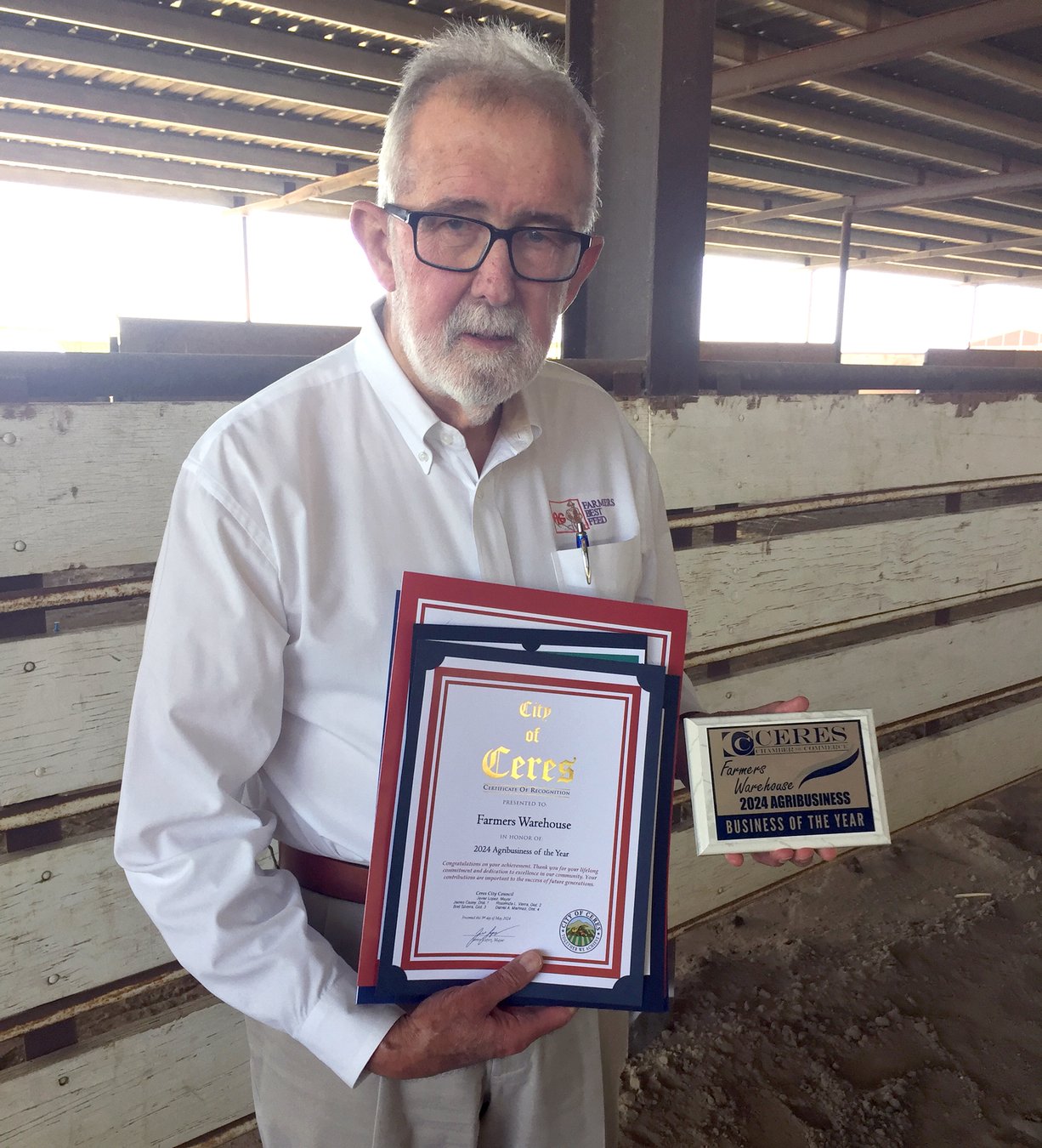 Ceres ag teacher Farinelli honored - Ceres Courier