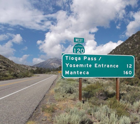 HIGHWAY 120: 206 miles featuring lofty pavement, hot springs active ...
