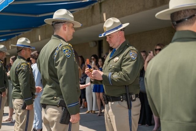Swearing in ceremony for 102 new CHP officers - Escalon Times