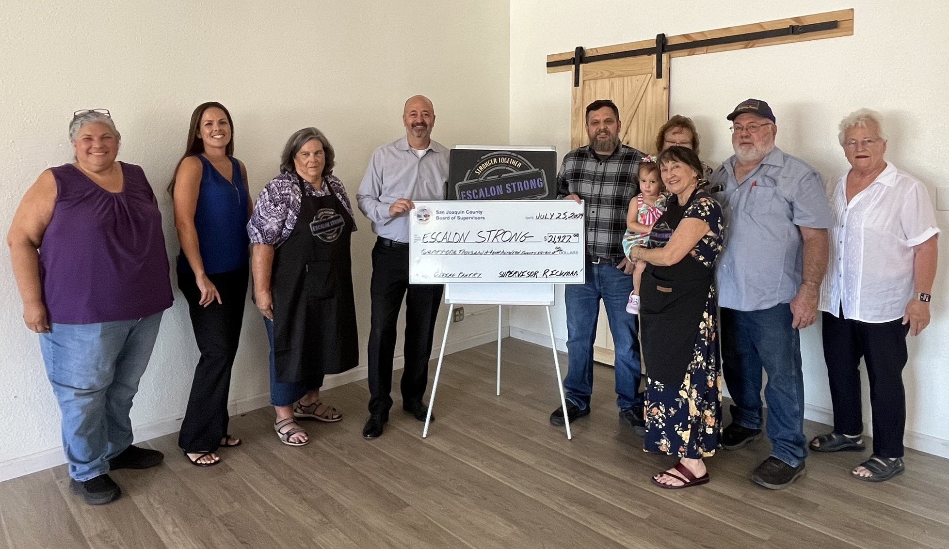 Giving Pantry project $$ donated to Escalon Strong - Escalon Times