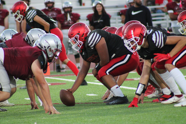 Reds football team shows strength in scrimmages - Westside Connect