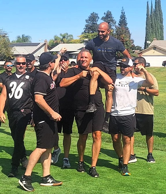 Officers prevail in exhibition cricket match - Manteca Bulletin