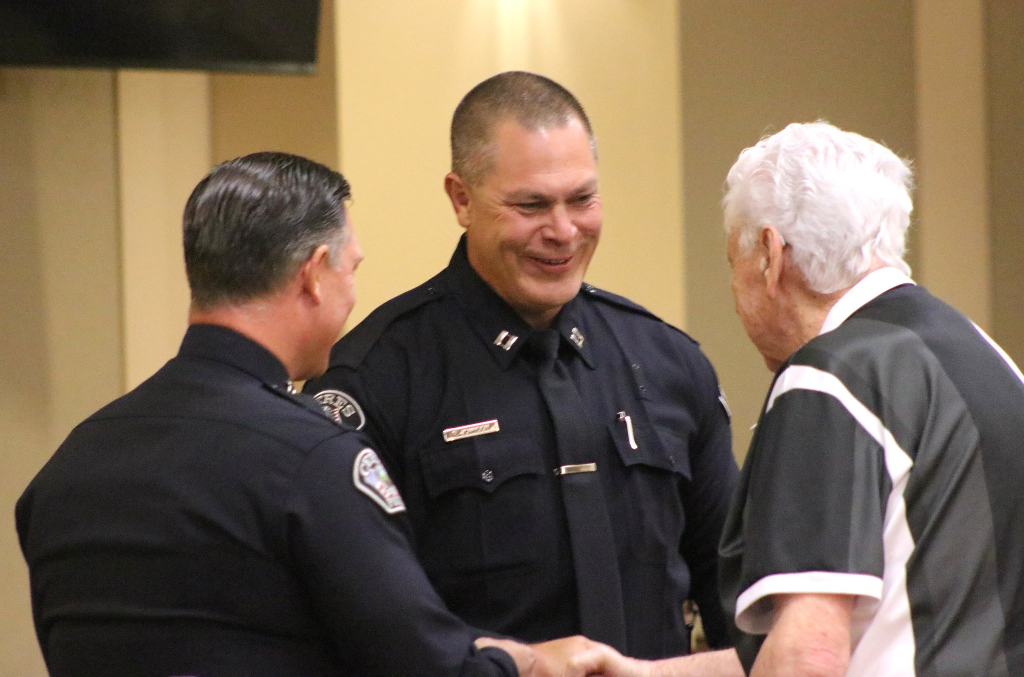 Police standouts feted, new hires introduced, four promoted during ...