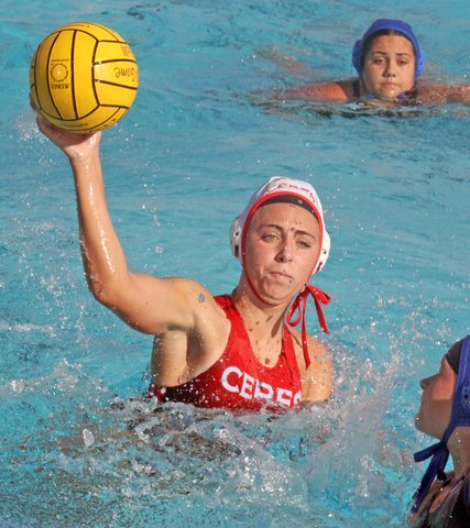 Dawgs win rivalry water polo match versus Hawks - Ceres Courier