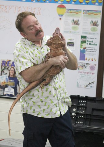 Python Ron draws about 120 curious about exotic creatures - Ceres Courier