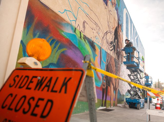 Mural magic restored in downtown corridor - Oakdale Leader