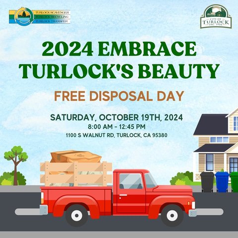 Embracing Turlock’s Beauty: Free trash disposal day scheduled - Turlock ...