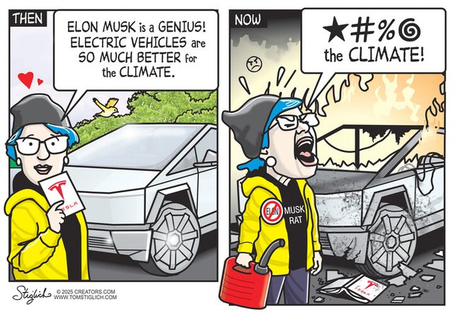 It’s cheaper to make a political statement by slapping on bumper ...