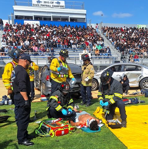 DUI reenactment drives home dangers of drinking & driving to high ...