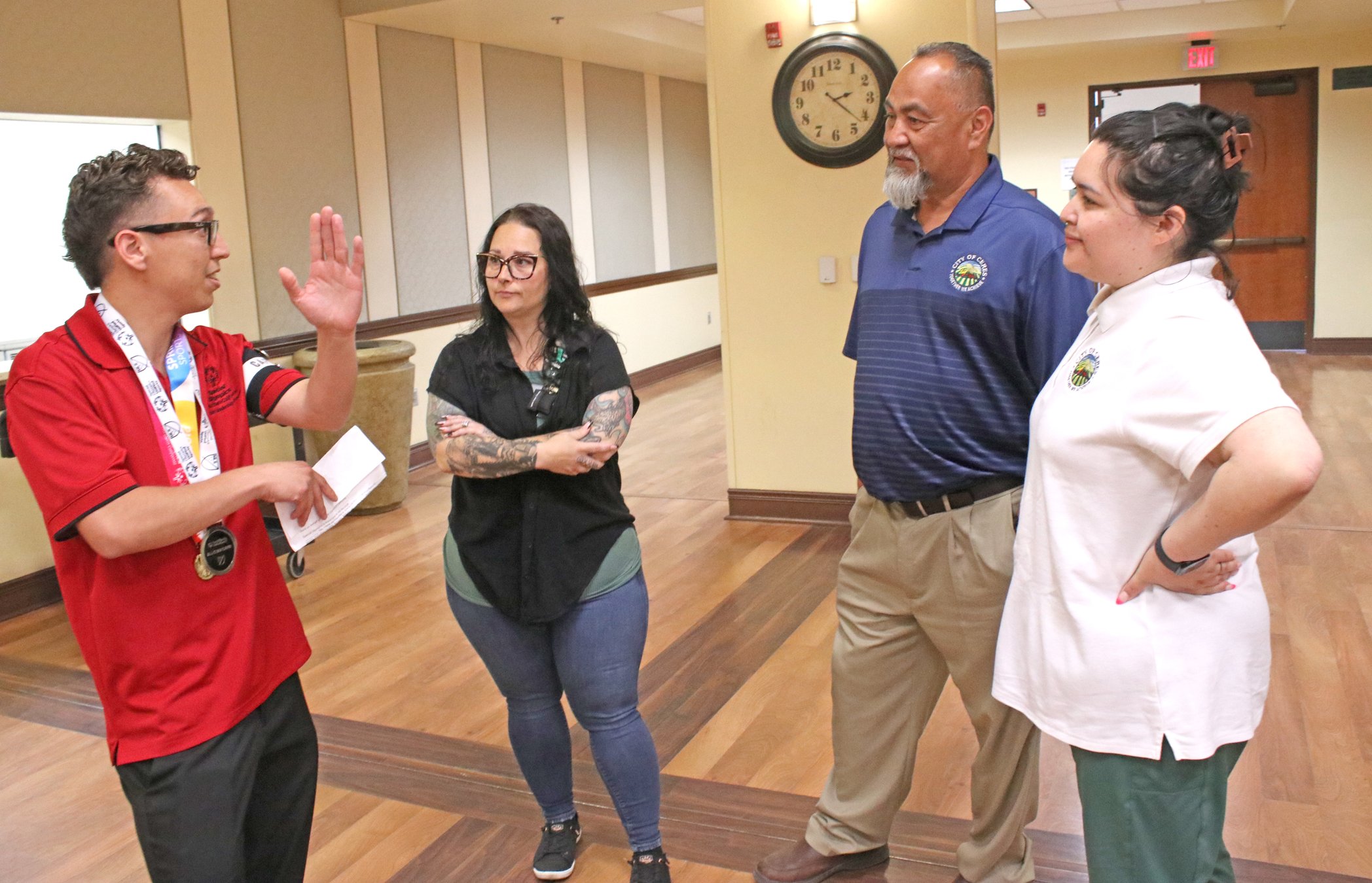 Local Special Olympic athletes meet city staff weeks before Torch Run ...