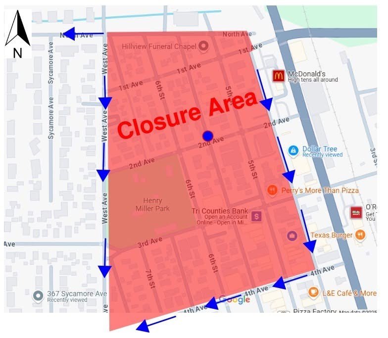 Gas leak prompts evacuations in Gustine; Area now deemed safe ...