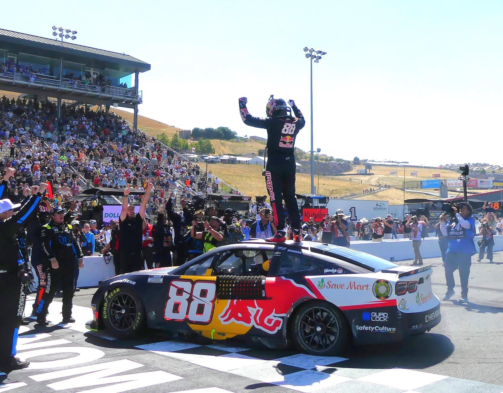 Van Gisbergen dominates en route to Toyota/Save Mart 350 crown ...
