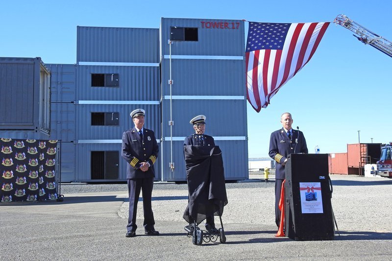 Regional fire training tower dedicated on Service Road - Westside Connect
