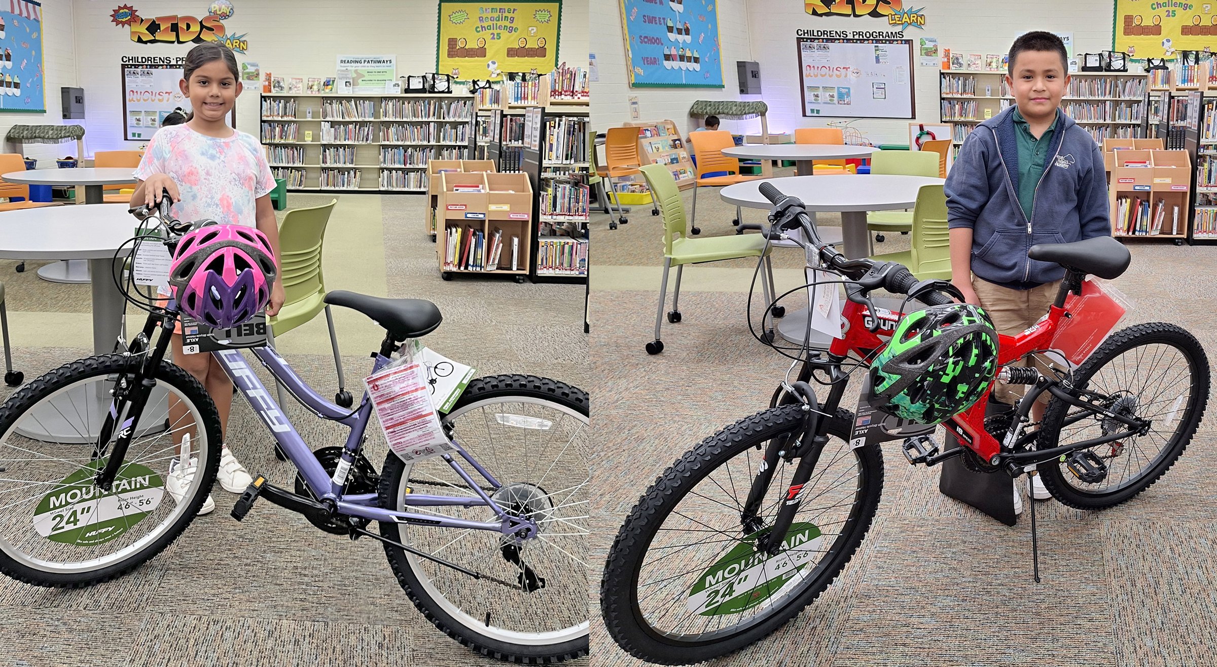 Two children win bikes in Ceres Library reading promotion - Ceres Courier