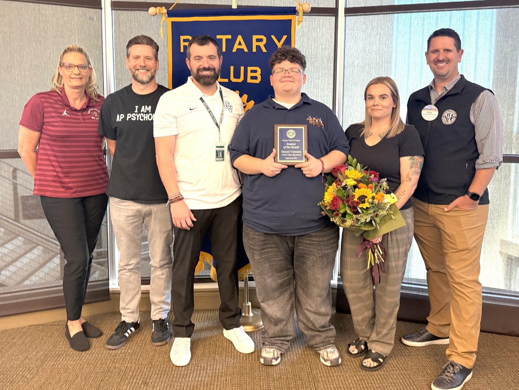 Valencia honored by Rotarians as 'Student of the Month' - Ceres Courier