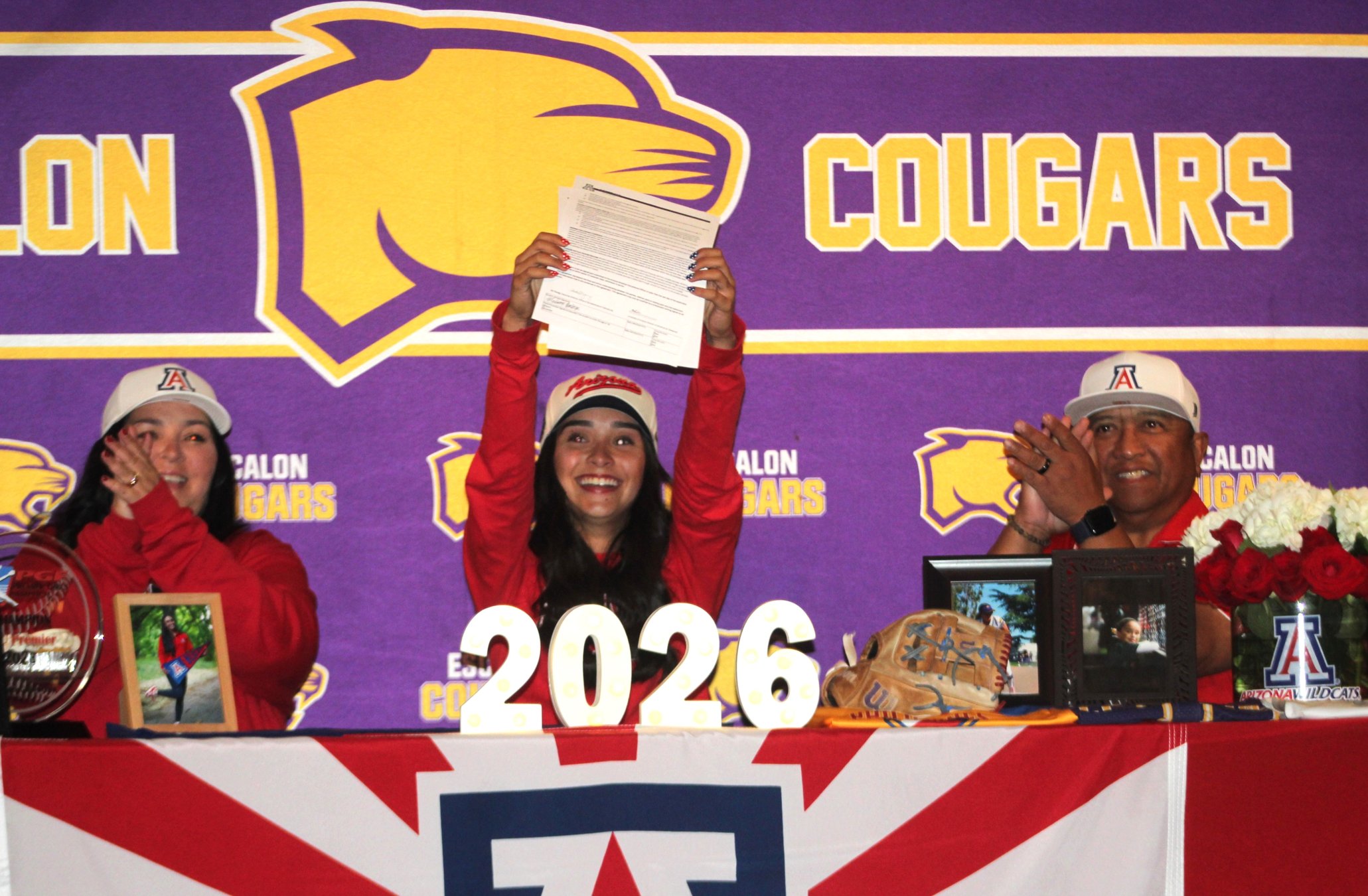 Senior softball standout Babasa signs as Wildcat - Escalon Times