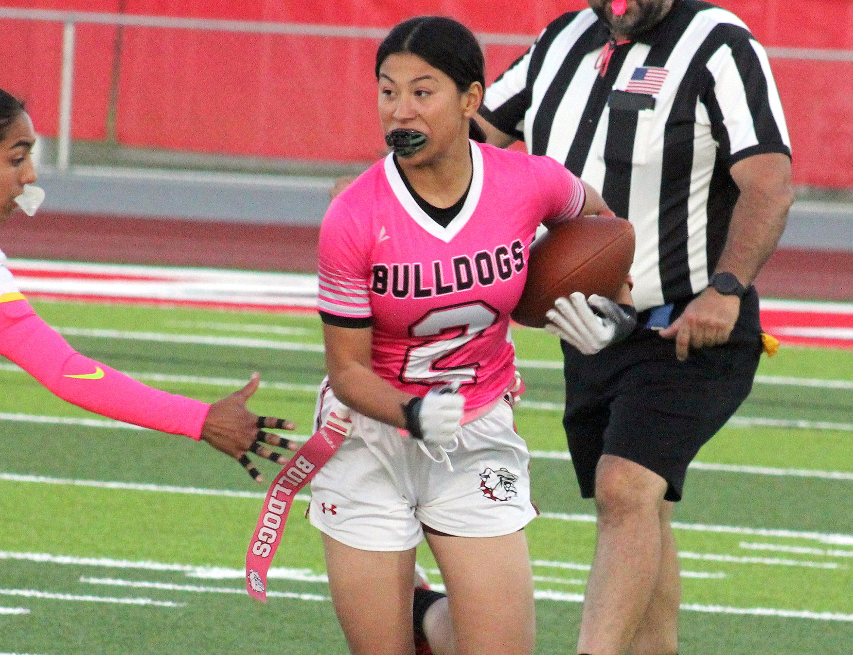 Staggs, CHS girls flag football teammates rewarded - Ceres Courier