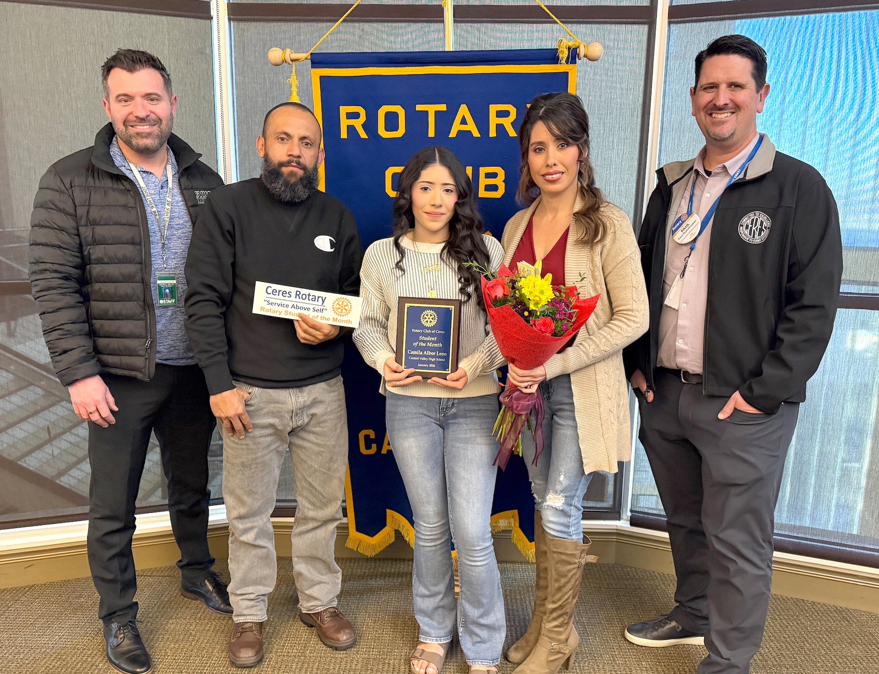 CVHS junior Camila Albor Leon honored by Ceres Rotary Club - Ceres Courier