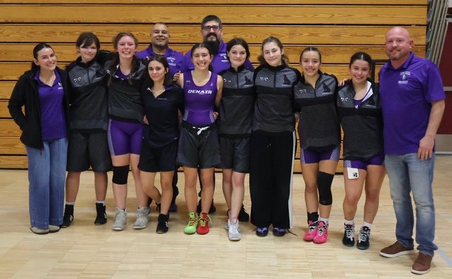 'Decades in the making': Denair High girls claim league wrestling title ...